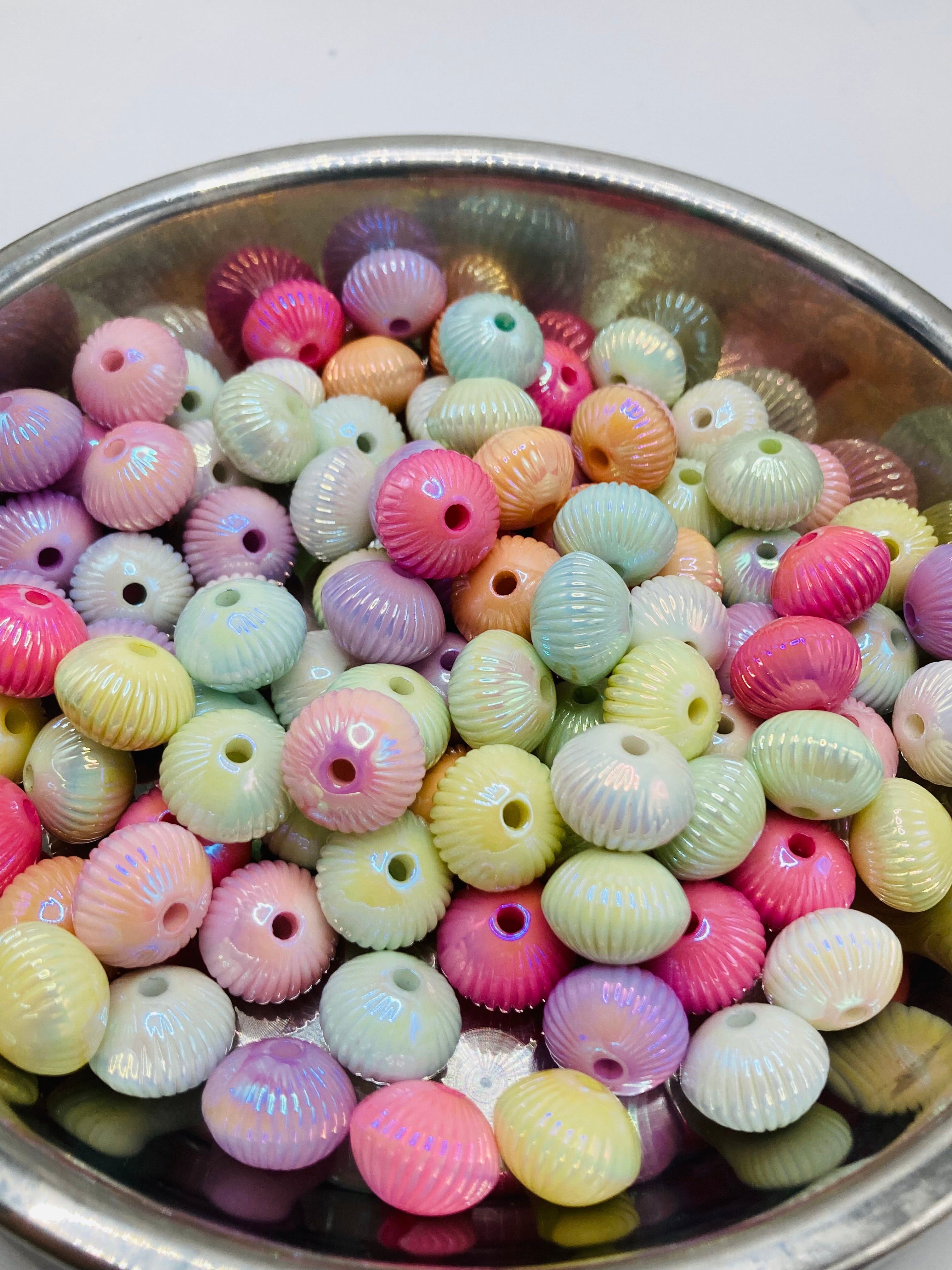 UV oval-shaped beads Oval-shaped beads UV beads 20mm Random Mix ...